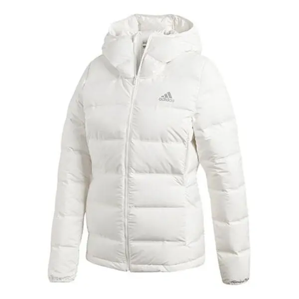 Adidas Helionic Hooded Jacket - White