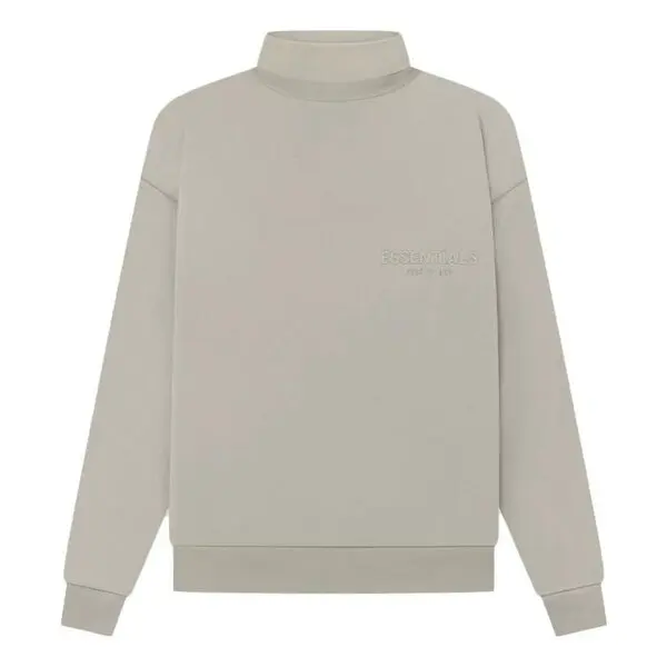 Fear Of God Ss23 Turtleneck With Embroidery - Seal Grey
