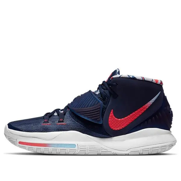 Nike Kyrie Mid Top Basketball Sneakers - Blue