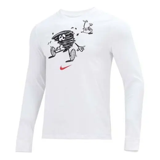Nike Long Sleeve Graphic T-shirt - White