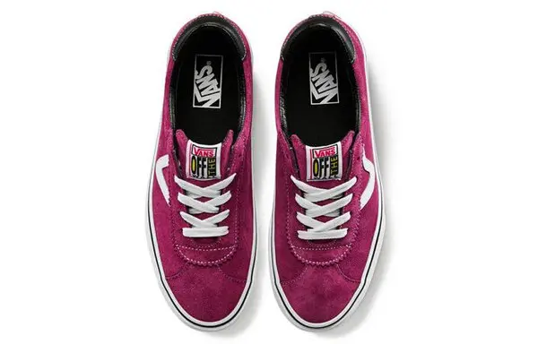 VANS Epoch Sport Suede Sneakers - Wine Red/black
