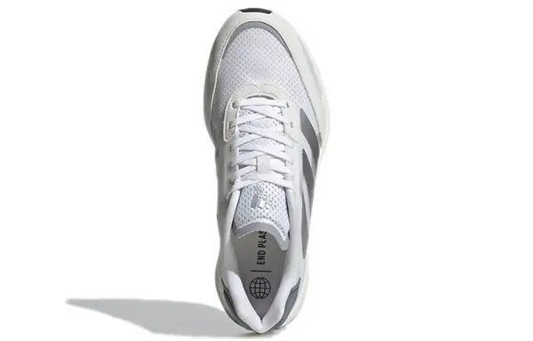 Adidas Adizero Boston Athletic Sneakers - White/silver