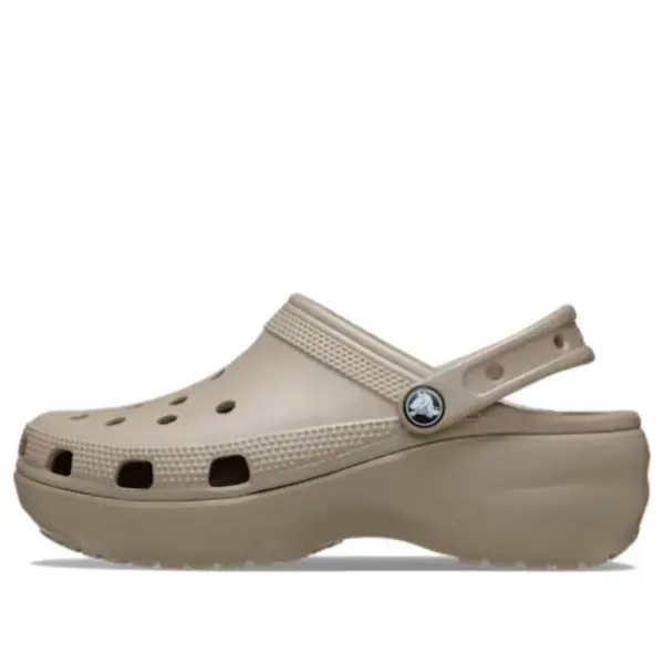 CROCS Classic Platform Clog - Taupe