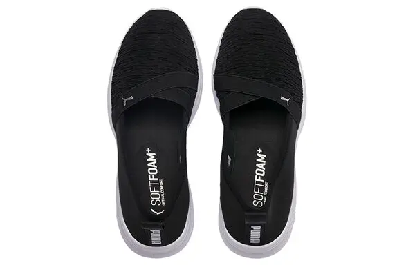 PUMA Adelina Slip-on Sneakers - Black/silver