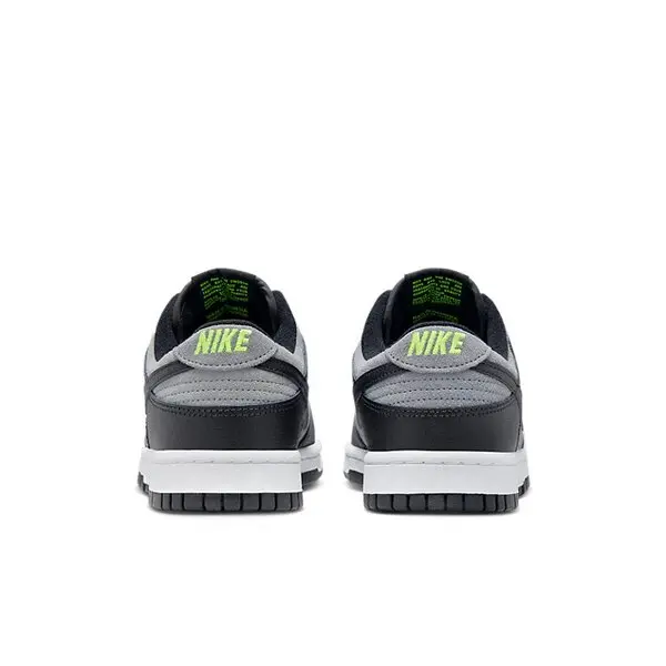 Nike Dunk Low "black Grey Green Strike" Sneakers - Black/grey/green