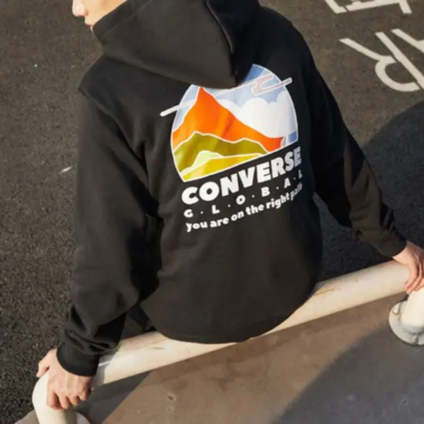 CONVERSE Graphic Print Hoodie