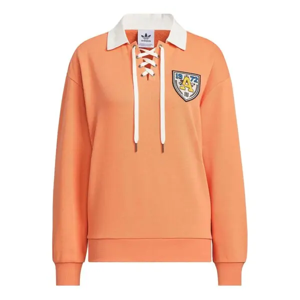 Adidas Originals Mc Polo Crew Sweatshirt - Orange