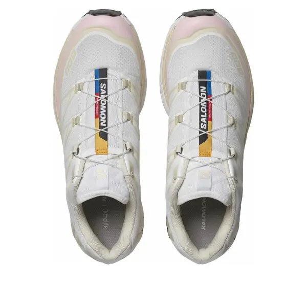 SALOMON Xt-6 Athletic Sneakers - White/pink