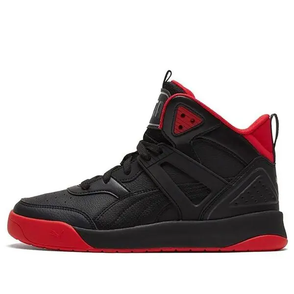 PUMA Backcourt Hi High Top Sneakers - Black/red