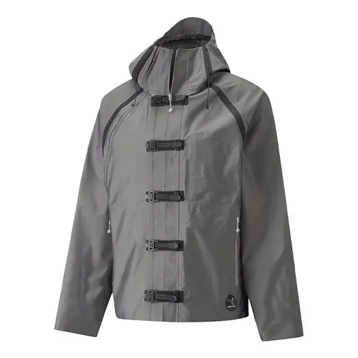 PUMA X Pronounce Hooded Long Sleeve Jacket - Silver