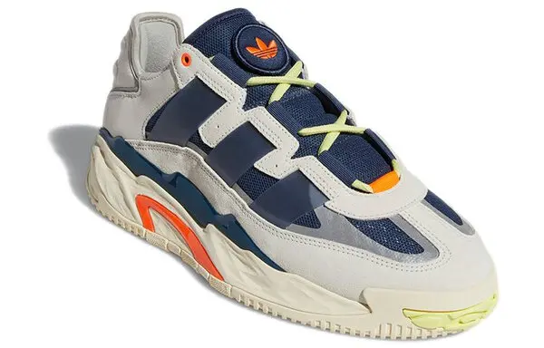 Adidas Niteball High Top Sneakers - Blue/white/gray