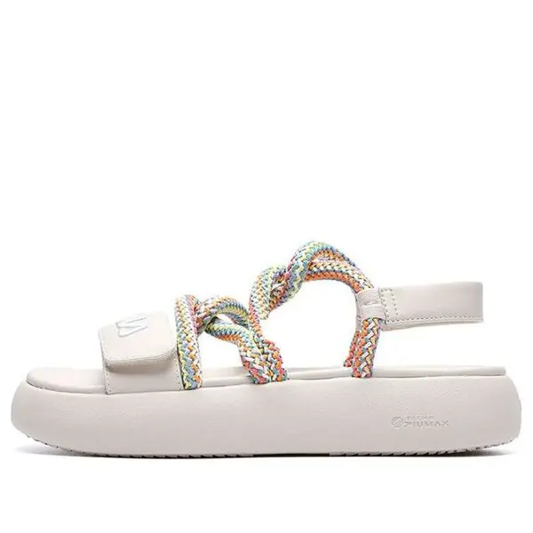 FILA Braided Strap Platform Sandals - White