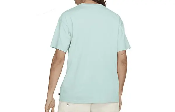 Nike Solid Color Loose Round Neck Short Sleeve Green T-shirt