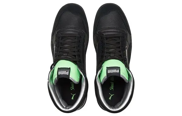 PUMA Ralph Sampson Mid 'royal Elektro Green' Sneakers - Black