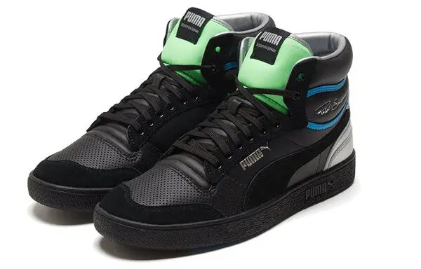 PUMA Ralph Sampson Mid 'royal Elektro Green' Sneakers - Black
