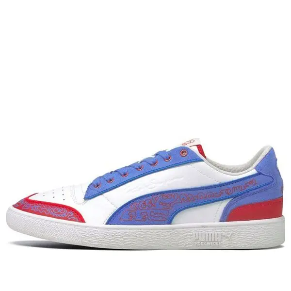 PUMA Ralph Sampson Mr Doodle Casual Sneakers - White/blue/red
