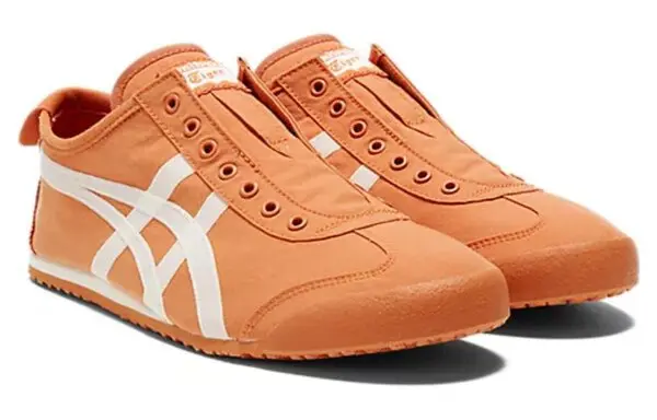 Onitsuka Tiger Mexico 66 Slip-on Sneakers - Rust Orange/cream