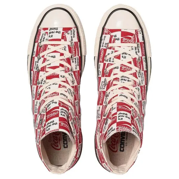 CONVERSE Chuck Taylor All Star High Top Coca-cola Sneakers - Red/white