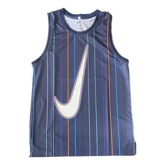 Nike Dri-fit Dna Basketball Tank - Blue