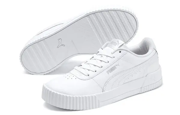 PUMA Carina Leather Low Top Sneakers