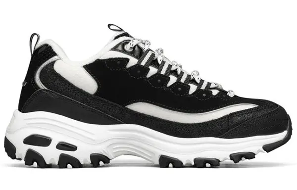 Sketchers D'lites Athletic Sneakers - White/black