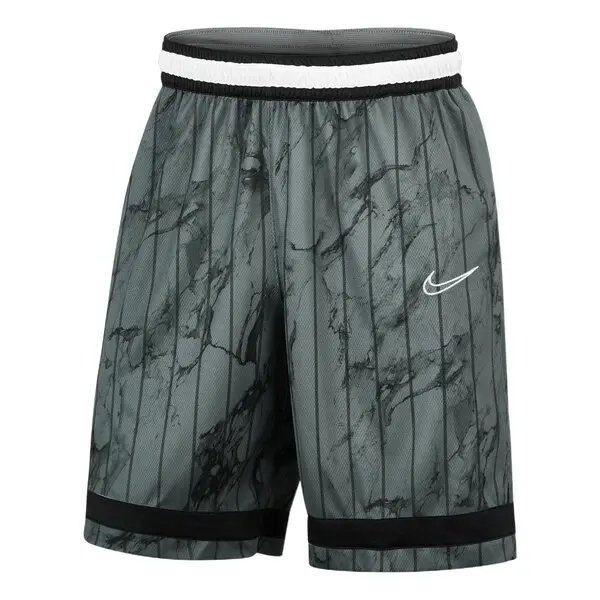 Nike Basketball Shorts With Ink Line Design - Multi-color