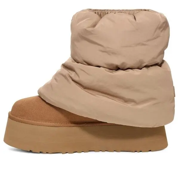 UGG Classic Mini Dipper Puffer Boot - Amphora/chestnut