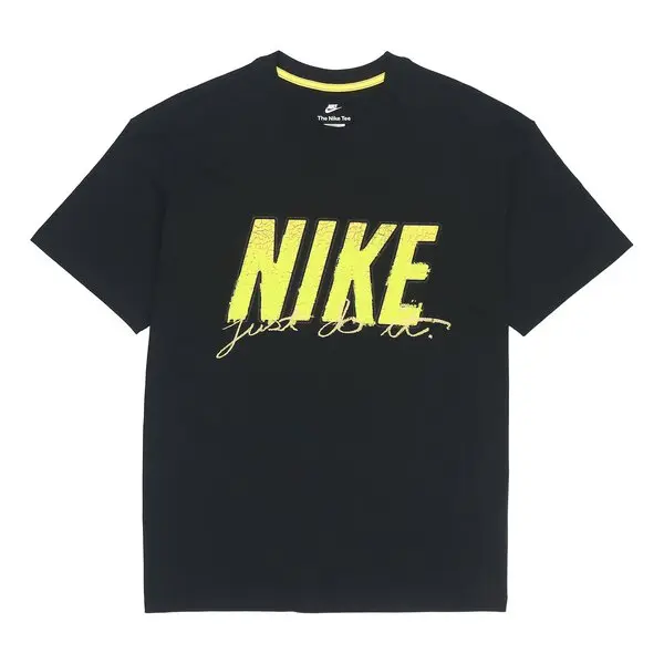 Nike Casual Sports Breathable Short Sleeve Black - Default Color
