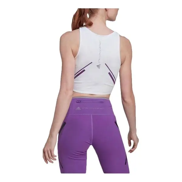 Adidas By Stella Mccartney Truepace Running Crop Top