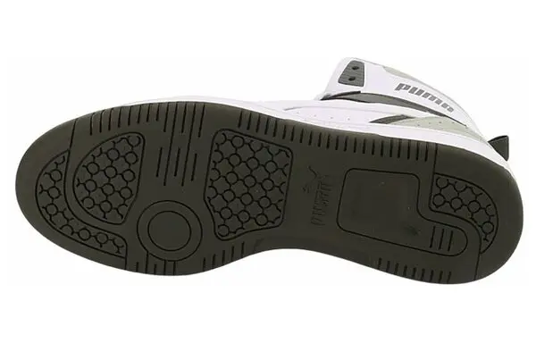 PUMA Rebound Joy Mid Top Sneakers - White/green