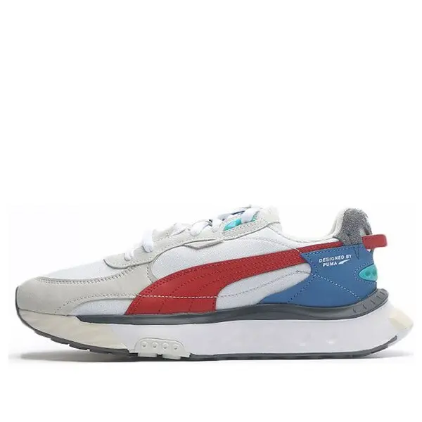 PUMA Wild Rider Layers Sneakers - Red/blue