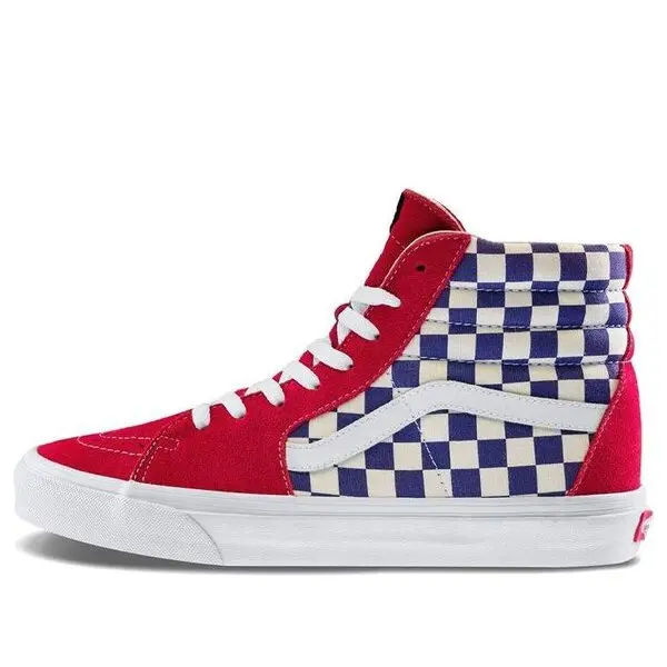 VANS Sk8-hi Bmx Checkerboard Sneakers - Red