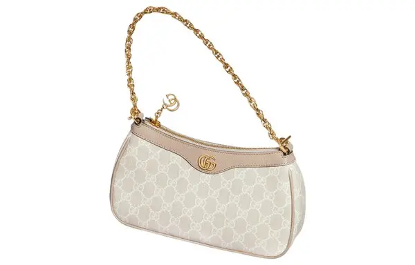 Gucci Ophidia Gg Small Handbag - Beige/white