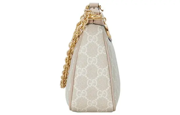 Gucci Ophidia Gg Small Handbag - Beige/white