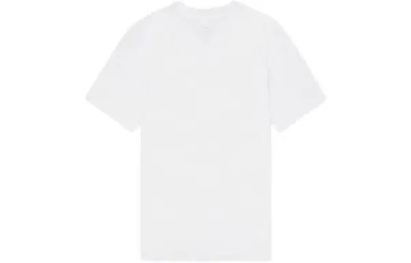 Nike Dri-fit Kd Logo Geometry Pattern Printing Solid Color Short Sleeve White
