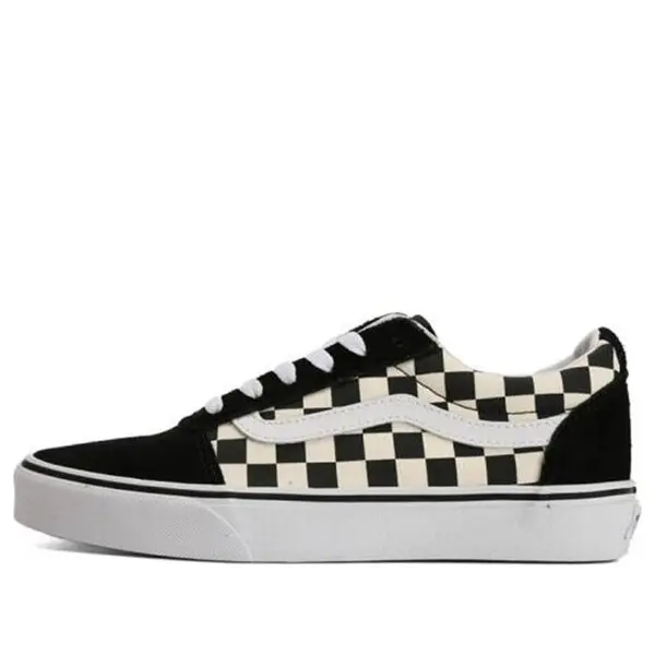 VANS Checkerboard Low Top Sneakers - Black