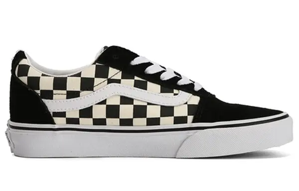 VANS Checkerboard Low Top Sneakers - Black