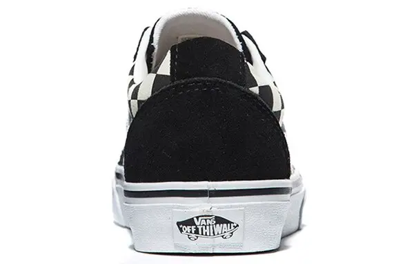 VANS Checkerboard Low Top Sneakers - Black