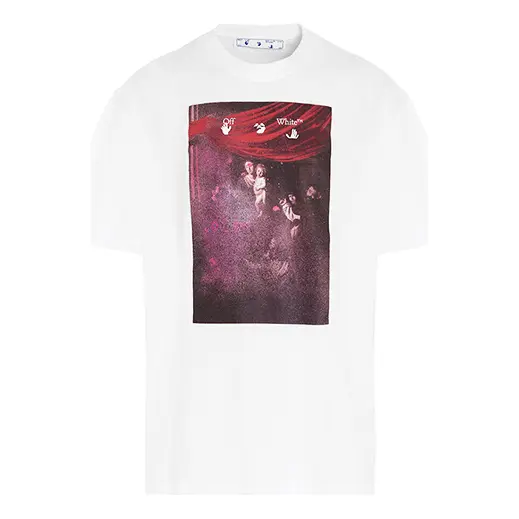 Off-White Printing Solid Color Short Sleeve - White