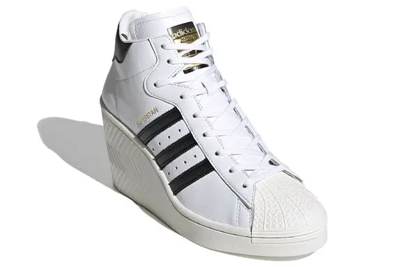 Adidas Superstar Ellure Wedge Sneakers - White/black