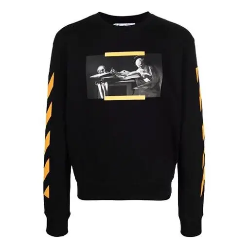 Off-White Caravaggio Painting Sweatshirt - Black