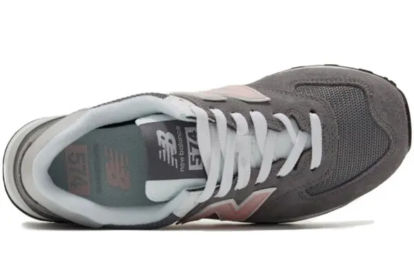 NEW BALANCE 574 'castelrock' Sneaker - Grey/pink