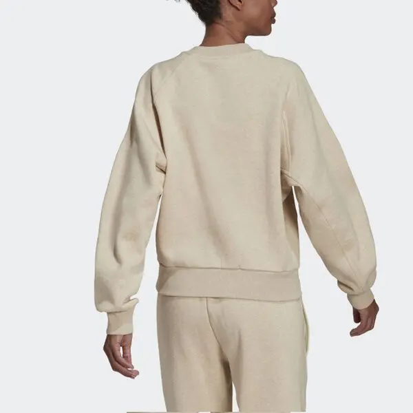 Adidas Solid Color Round Neck Pullover Hoodie