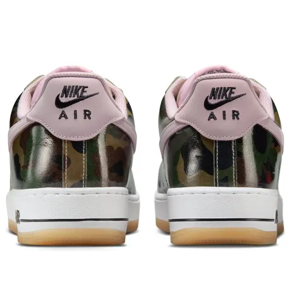 Nike Force 1 Low "patent Camo Pink