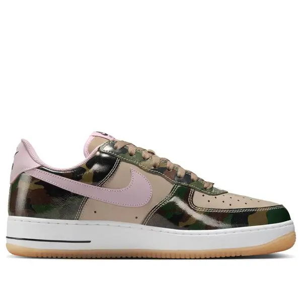 Nike Force 1 Low "patent Camo Pink