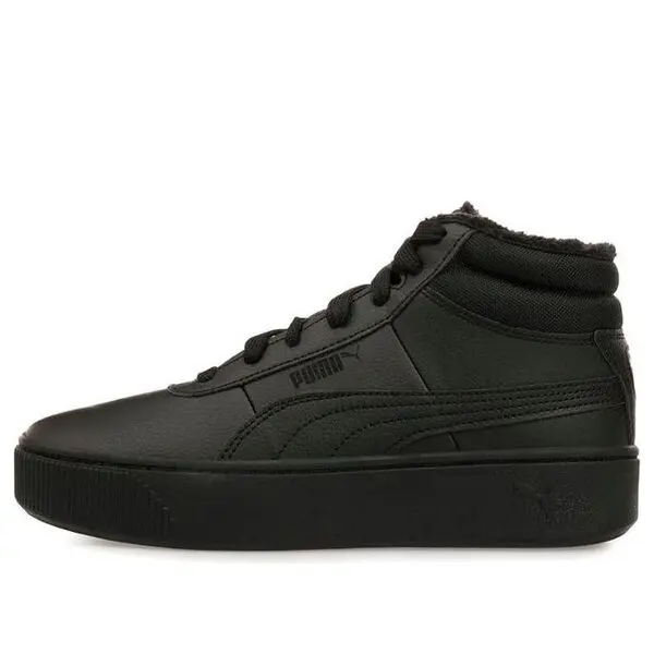 PUMA Vikky Stacked Mid Wtr Sneakers - Black