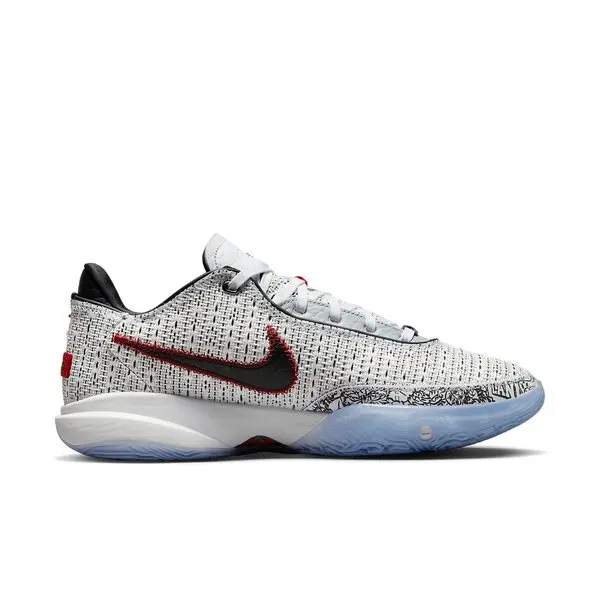 Nike Lebron 20 "the Debut" Low Top Sneakers - Gray/red