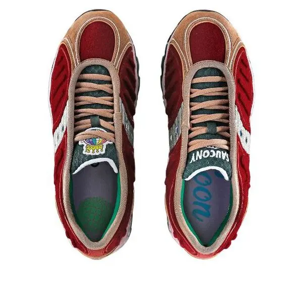 Saucony X Jae Tips Matrix "no Shoes In The House - Burgundy