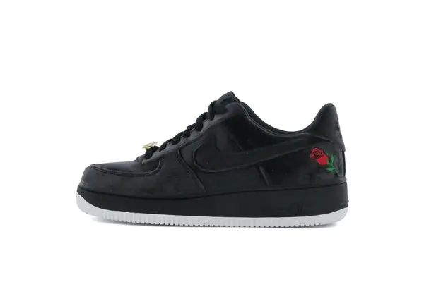 Nike Force 1 '07 Qs Sneakers - Black-white/red