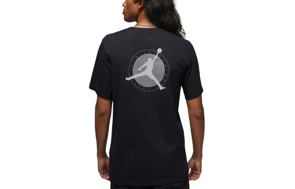 JORDAN Flight Mvp Logo T-shirt 'black - Black/multi-color